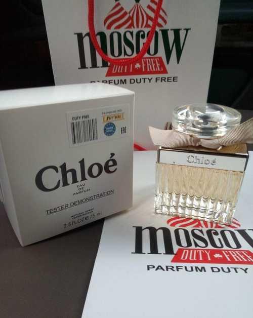 Chloe eau de parfum 75ml тестер оригинал