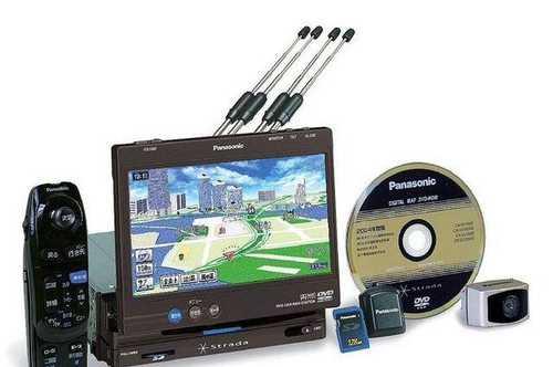SST54 Panasonic Strada CN-DV250 Монитор с DVD, CD
