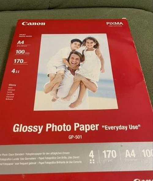 Фотобумага для принтера canon glossy photo paper