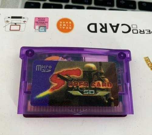 Флешкартридж SuperCard MiniSD Game Boy SP
