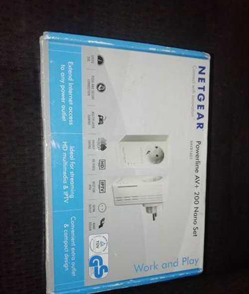 PLC адаптер Netgear Powerline av200