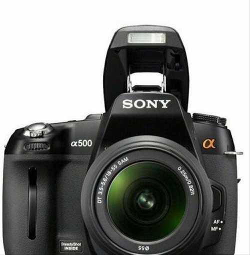 Зеркальный фотоаппарат Sony Alpha dslr-A500