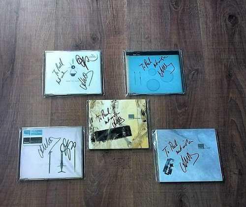 Recoil 5-Cd Singles с Автографами Ex-Depeche mode