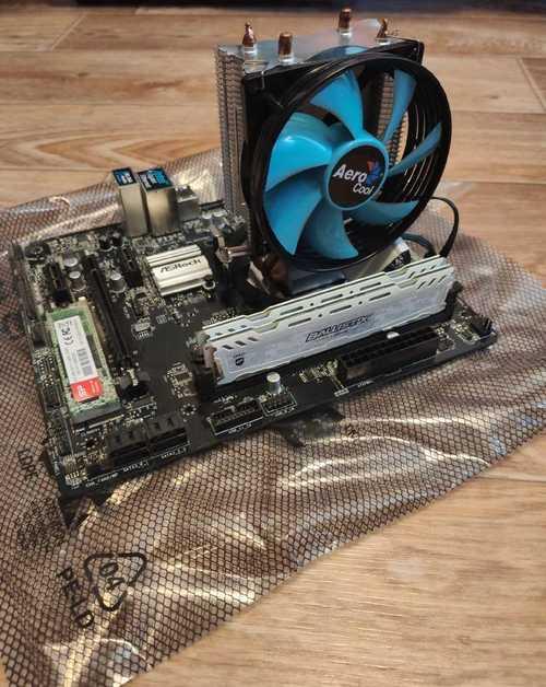 I3-8100+asrock h310m-hdv/m.2+ssd m.2+ram 12gb