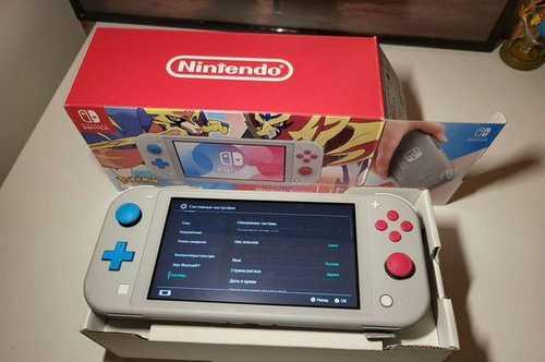 Nintendo switch lite zacian and zamazenta edition