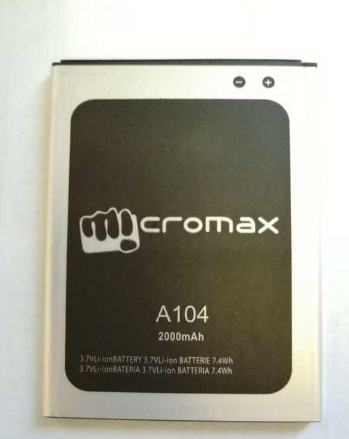 Аккумулятор Micromax A104