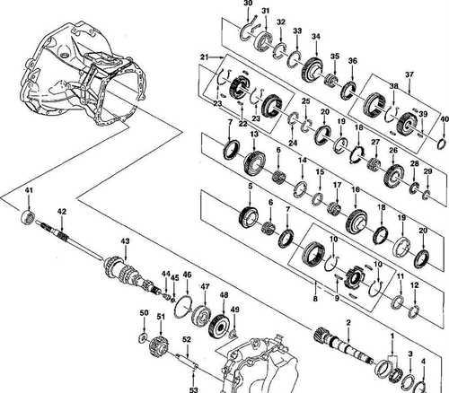Запчасти МКПП Шевроле Лачетти