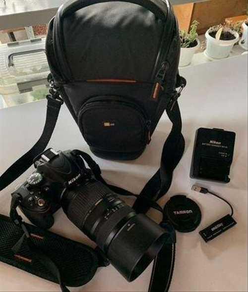 Фотоаппарат Nikon D5100 + объектив Tamron