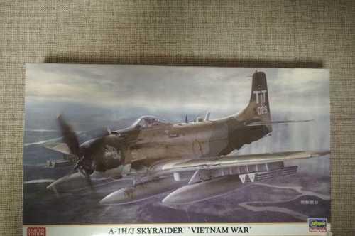 Сборная модель 1/72 A-1H/J Skyraider (Hasegawa)
