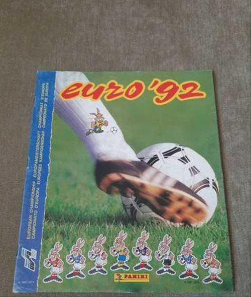 Альбом для наклеек Panini Euro 92