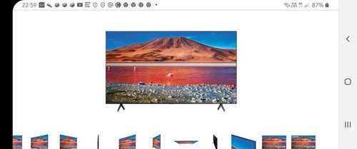 Телевизор Samsung UE 55TU 7100 U