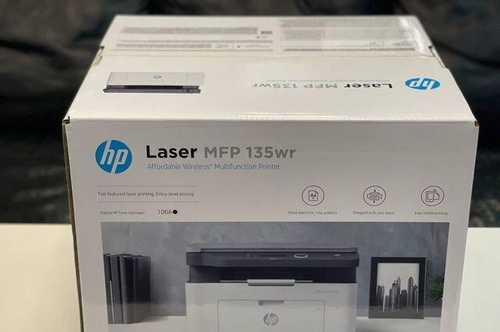 Домашний мфу, принтер лазерный с WiFi HP 135wr