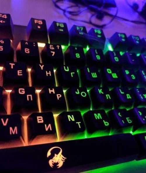 Игровая клавиатура genius scorpion k10