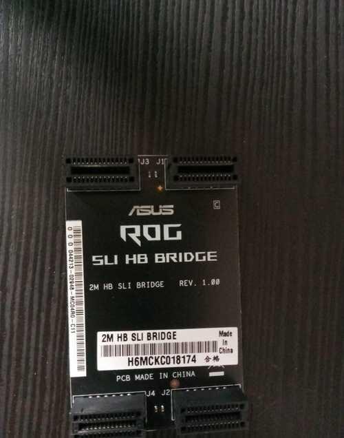 SLI мост Asus ROG