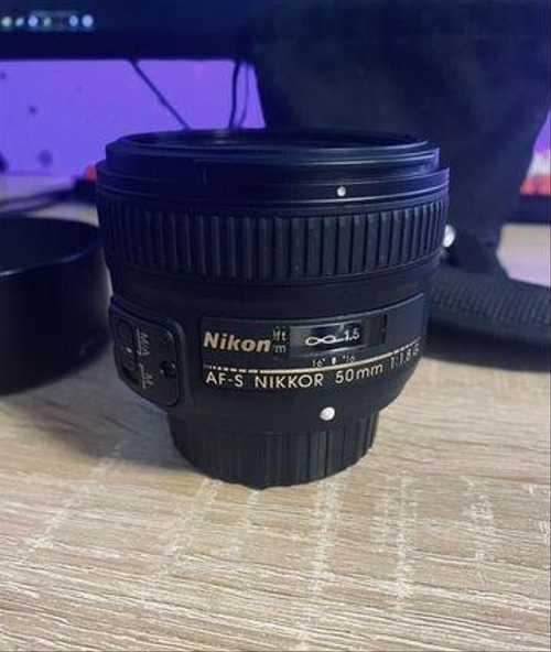 Объектив nikon 50mm f1.8g AFS nikkor