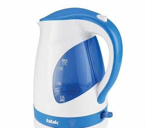 Чайник электрический BBK EK1700P белый/голубой