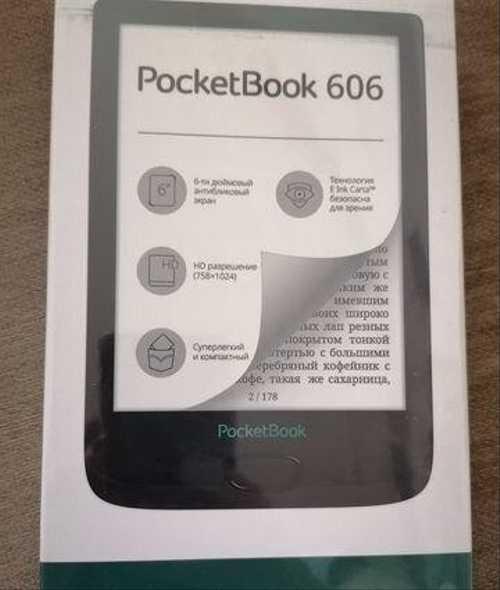 Электронная книга pocketbook 606 новая, запечатанн