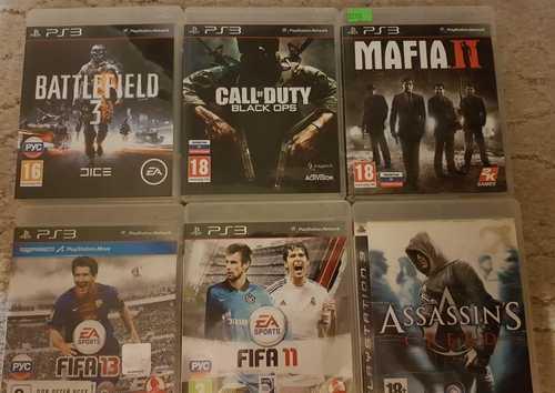Игры для ps3 (mafia,fifa,battle,black ops)
