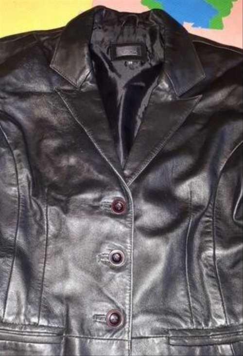 Куртка пиджак натур кожа Trendy Look р 46 48 идеал