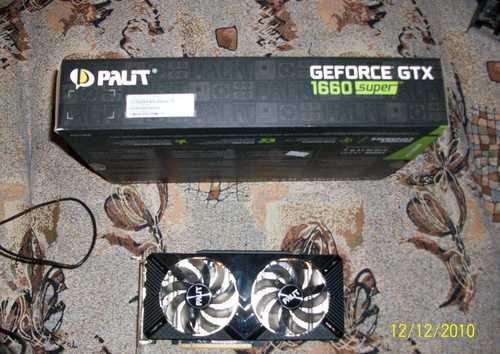 Продаю Palit GeForce GTX 1660 super GP OC