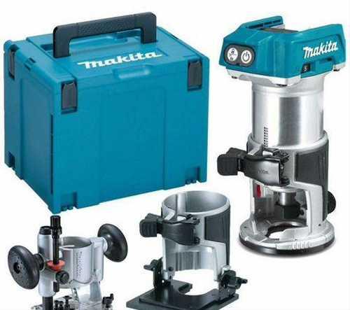 Аккумуляторный кромочный фрезер Makita DRT50ZJX2