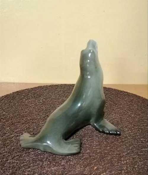 Фарфоровая статуэтка Тюлень лфз