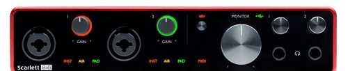 Focusrite Scarlett 8i6 3rd Gen аудио интерфейс USB