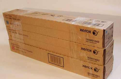 Комплект Тонер-картриджей C,M,Y для Xerox 550