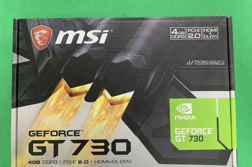 MSI GT 730 4gb N730-4GD3, NEW нал/безнал