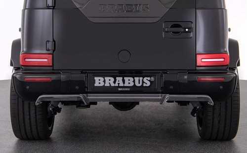 Задний диффузор Brabus, карбон (матовый)