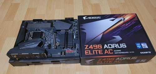 Материнка Gigabyte Z490 Aorus Elite AC