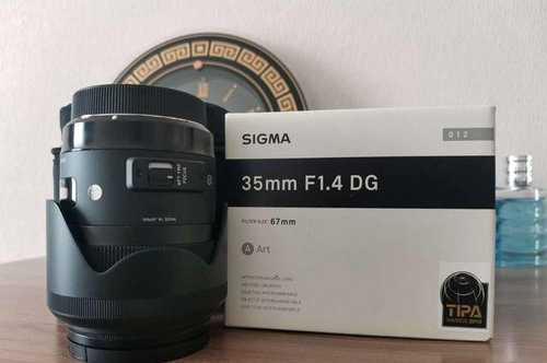 Продам объектив Sigma 35mm F1.4DG HSM Art