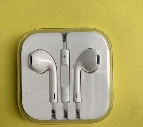 Наушники apple earpods 3,5 мм проводные