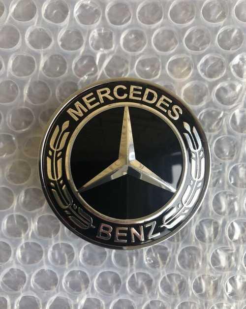 Эмблема значок заглушка на капот Mercedes