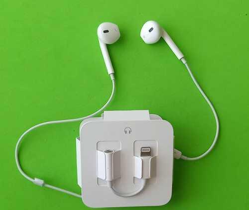 Apple EarPods (lighting) +lighting - mini jack 3.5
