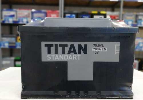 Аккумулятор Titan standart 75ач 700А
