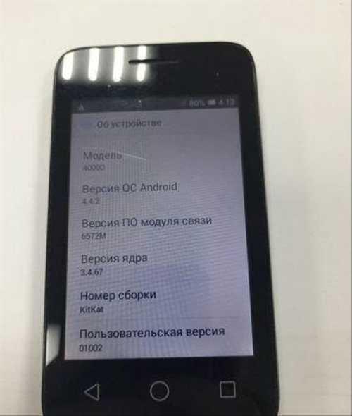 Телефон Alcatel 4009d