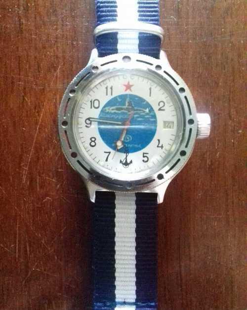 Механика Восток, часы подводника 1995 г Амфибия
