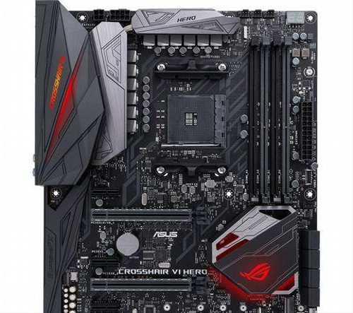 Топовая asus ROG crosshair VI hero socket AM4