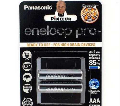 Аккумуляторы Panasonic Eneloop Pro AAA (блистер 2