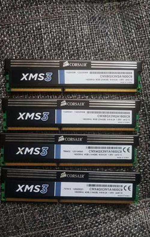 Corsair ddr3 1600 16гб