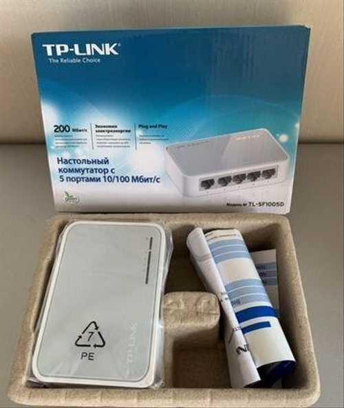 Коммутатор TP-link TL-SF1005D 5 портов