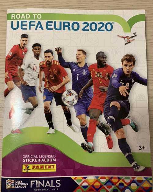 Наклейки Road to uefa euro 2020