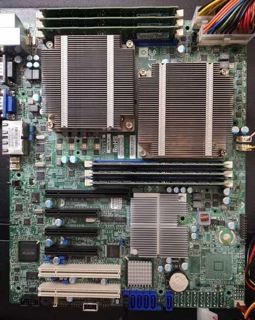 Supermicro x8dtl-if Двухпроцессорный Kit на 1366