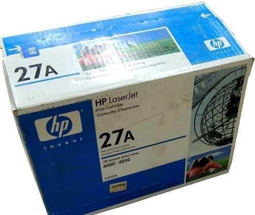 Картридж HP 27A laserjet новый