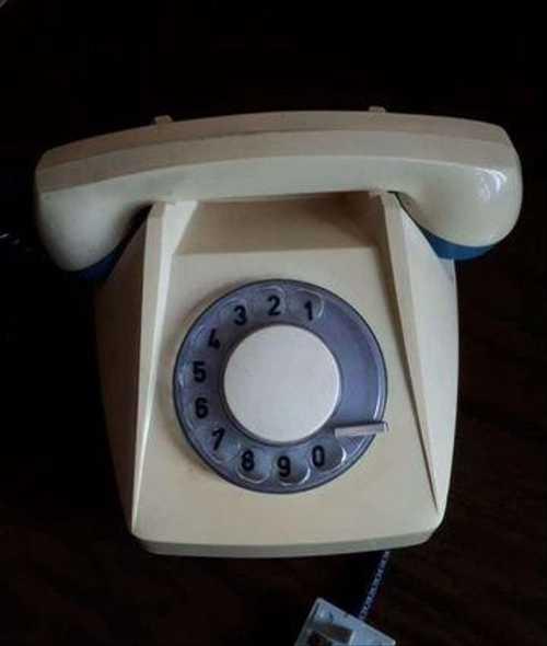 Дисковый телефон СССР tesla, ретро, винтаж