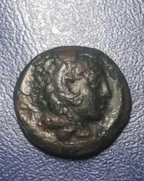 Монета тетрахалк Александр Македонский медь