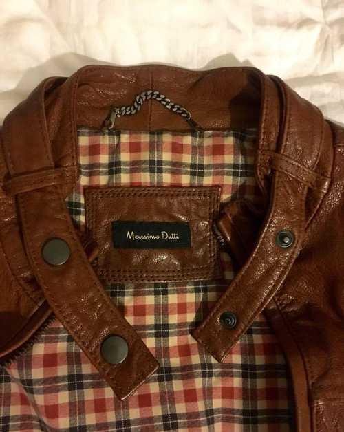 Кожаная куртка Massimo Dutti