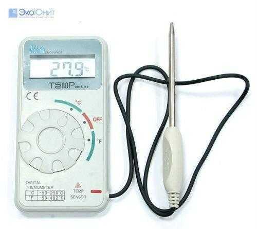 TM-1 цифровой термометр HM Digital со щупом