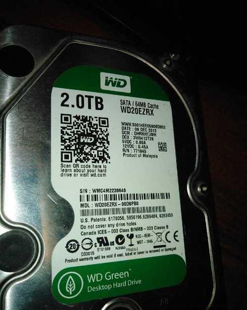 HDD 2TB WD20ezrx